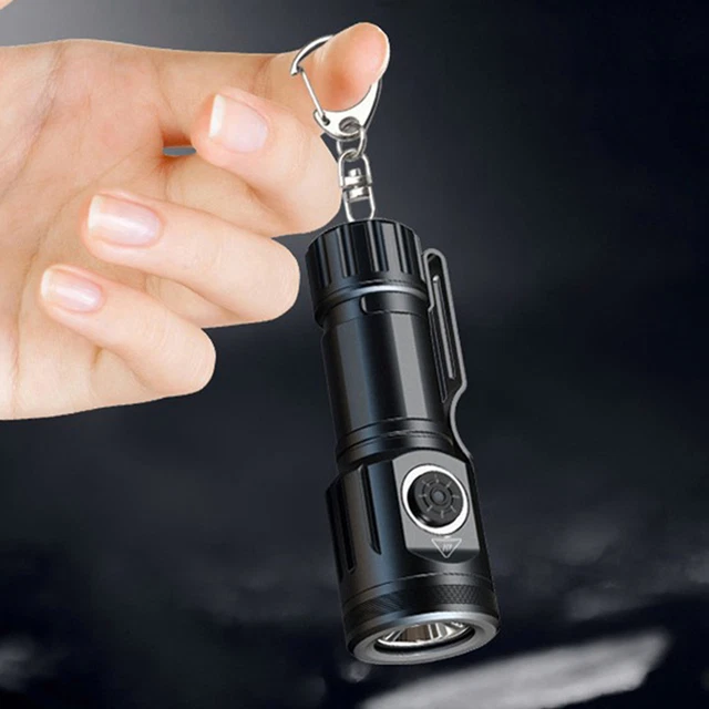 POCKET TORCHLIGHT MULTIPLE Lighting Modes Illumination Mini Camping ...