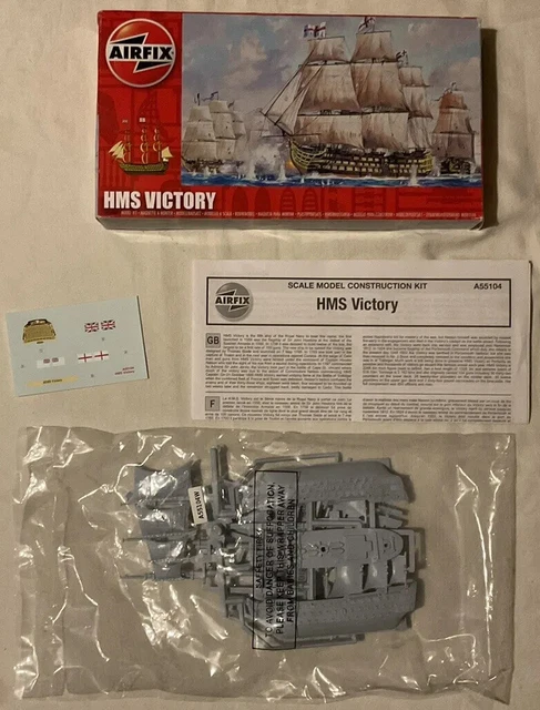 AIRFIX “HMS VICTORY” 1:600 scale model ship kit A55104 **Unused** £6.51 ...