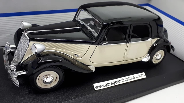 CITROEN TRACTION 15CV 6 Cylindres 1952 Bi-Ton Noire/Beige Maisto 31821 ...