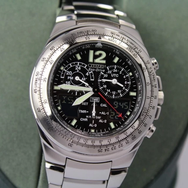 CITIZEN PROMASTER ECO-DRIVE World Time Chronograph Orologio da uomo ...