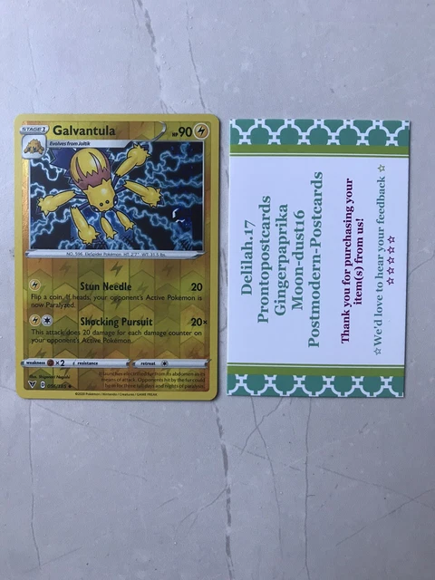 CARTE POKÉMON TENSION vive Holo Galvantula inversée EUR 1,46 - PicClick FR
