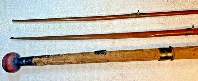 SPLICED GREENHEART SALMON Fly Rod PLAYFAIR of ABERDEEN 15’ 6” 3 Piece ...