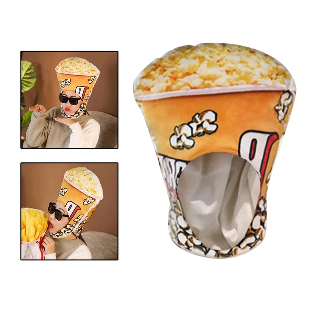 NOVELTY PLUSH POPCORN Hat Headdress Party Hats Cosplay £14.51 - PicClick UK