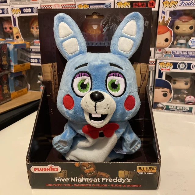FNAF FIVE NIGHTS At Freddy's 8" Toy Bonnie Puppet Plush HT Exclusive ...