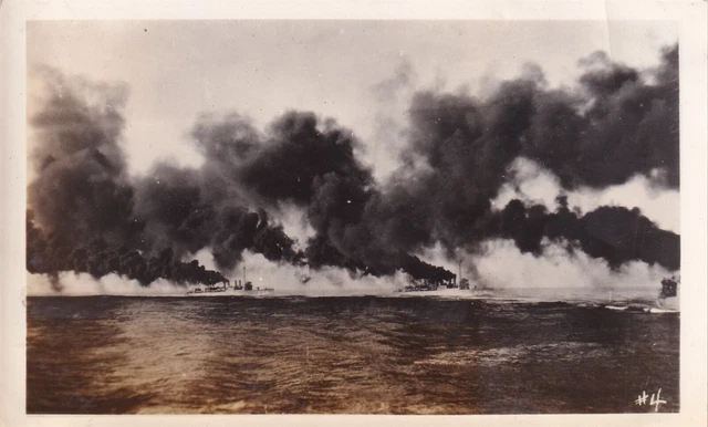 ORIGINAL PRE-WWII PHOTO US NAVY DESTROYERS LAYING SMOKE SCREEN 1930 At ...
