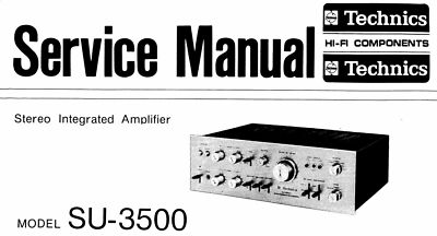 TECHNICS SU-800 SERVICE Manual, Repair Schaltplan Techniques, Schematic ...