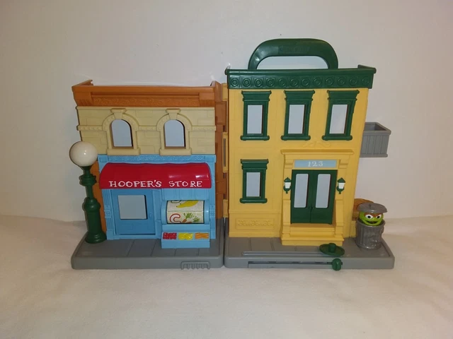 SESAME STREET 123 Mr Hooper's Store Play Set House Oscar The Grouch ...