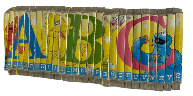 SESAME STREET ABC Alphabet Board Books Lot Complete Set 26 *See ...