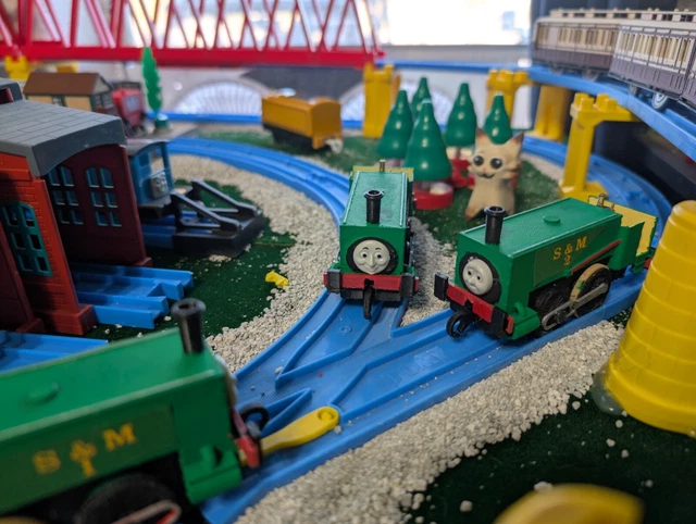 THOMAS & FRIENDS TrackMaster Custom "Box Tank" Model Tomy Free Wheel ...