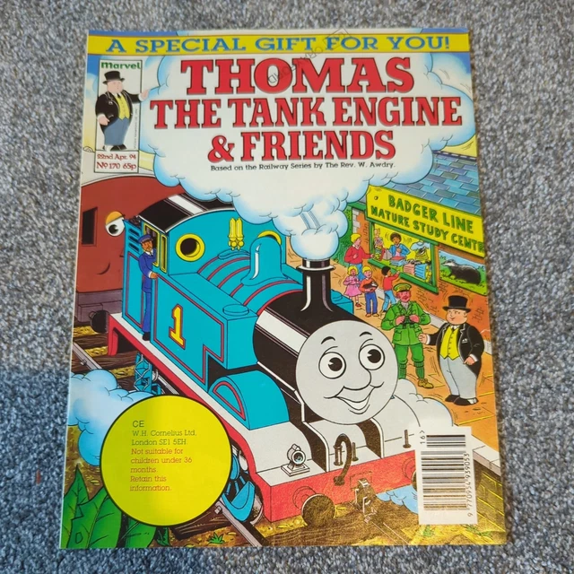 VINTAGE THOMAS THE Tank Engine & Friends Magazine Comic Rare No 170 ...