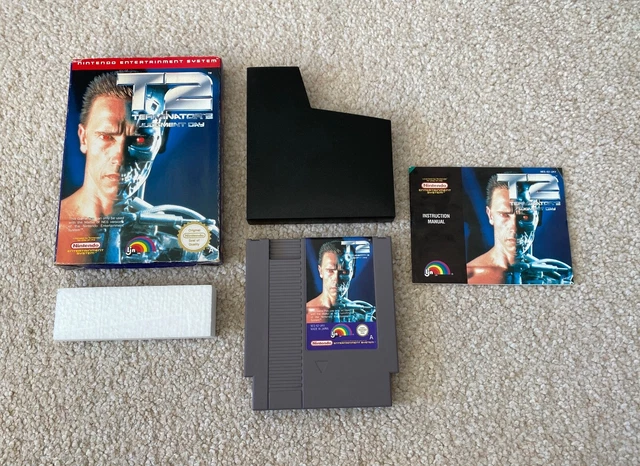 *RARE* TERMINATOR 2 : T2 - Nintendo NES Boxed & Complete CIB PAL A UKV ...