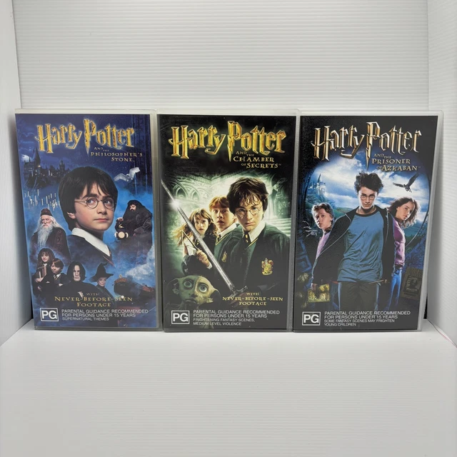 HARRY POTTER PHILOSOPHERS Stone Chamber Secrets Prisoner Azkaban VHS ... HARRY POTTER PHILOSOPHERS Stone Chamber Secrets Prisoner Azkaban VHS ...