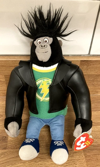 Ty Sing Johnny Gorilla Plush 10 Soft Toy Beanie With Tags Been On Display Only £4999