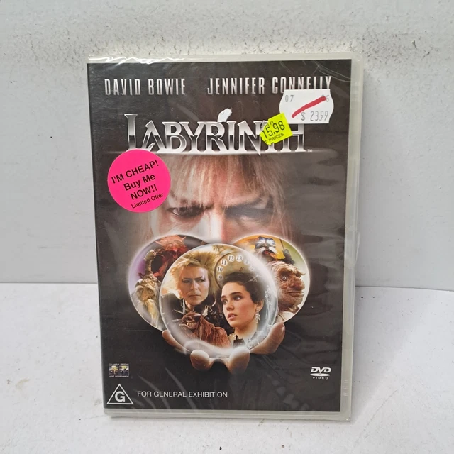 LABYRINTH (DVD, 1986) Region 4 David Bowie Jennifer Connelly (30) $13. ...