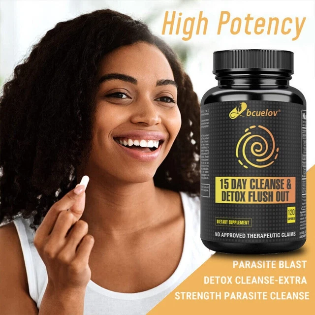 STRONG COLON CLEANSE Detox Vegan 30/60/120Capsules - High Strength ...