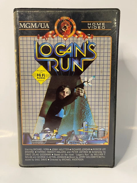 LOGAN'S RUN RARE MGM / UA VHS Video cult 70s sci-fi classic Hollywood ...