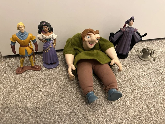 DISNEY THE HUNCHBACK Of Notre Dame Plush Quasimodo & Figures Vintage ...