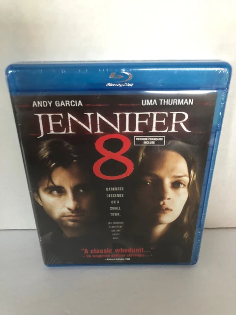 JENNIFER 8 (1992) Blu-ray Sealed Uma Thurman Andy Garcia $99.99 ...