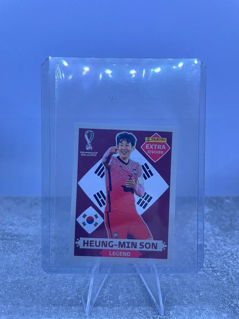 PANINI WM 2022 Qatar Extra Sticker Heung-Min Son | Legend | Red Maroon ...