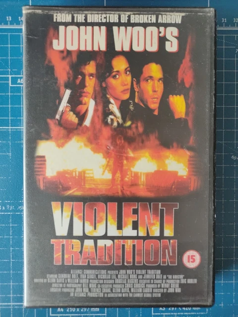 JOHN WOO'S VIOLENT Tradition (Big Box Ex-rental) Sandrine Holt (PAL VHS ...