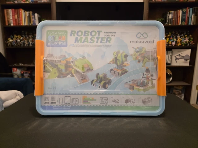 BRAND NEW MAKERZOID Robot Master, 200-in-1 Coding Robot Kit $99.99 ...