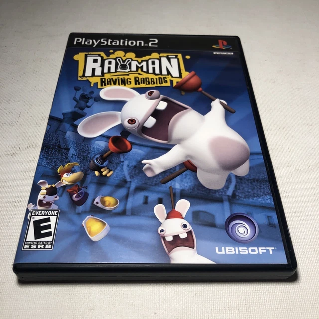 RAYMAN RAVING RABBIDS Sony PlayStation 2 PS2 Complete CIB Tested Fast ...