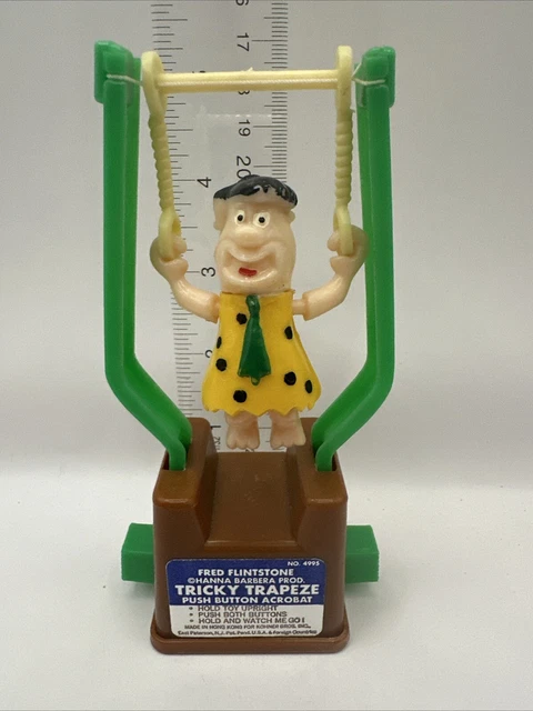 VINTAGE FRED FLINTSTONE Tricky Trapeze Hanna Barbera Kohner Bros 60s ...