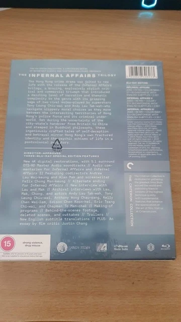 THE INFERNAL AFFAIRS Trilogy [Criterion Collection] (Blu-ray, 2022) EUR ...