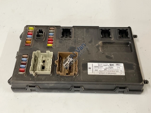 FORD TRANSIT MK7 Body Control Module Fuse Box 6C1T-14A073-Bk £50.00 ...