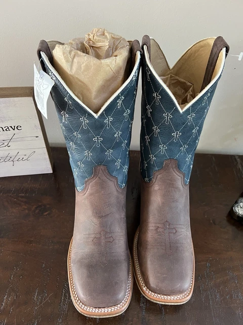 TIN HAUL COWBOY Boots 10 D Men's Criss Cross Boots. Brand New £194.70 ...