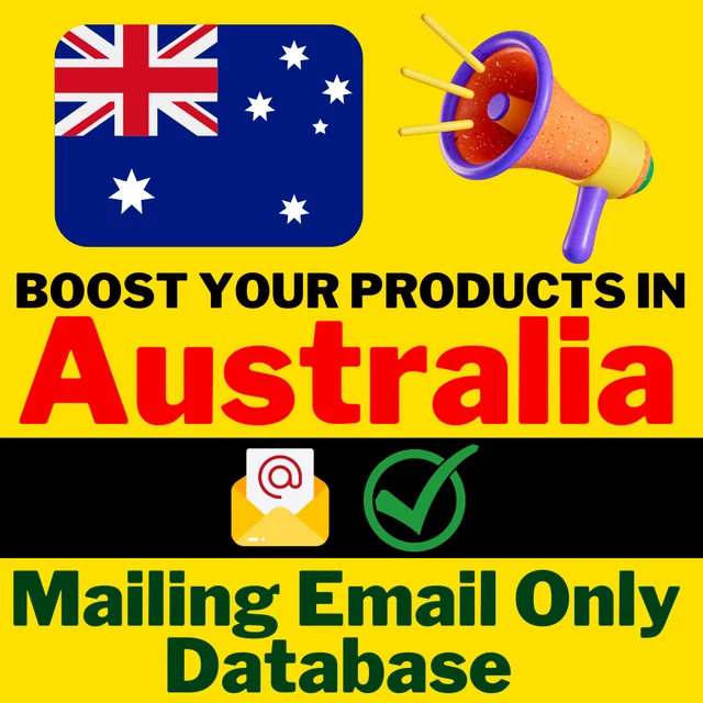 AUSTRALIA EMAIL DATABASE, 1 Million+ B2B, B2C, High-Quality Active ...