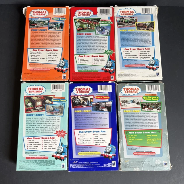 THOMAS & FRIENDS VHS Thomas The Tank Engine Alec Baldwin George Carlin ...