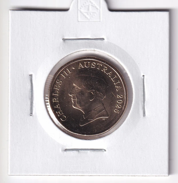 AUSTRALIAN: 2025 $1 King Charles Iii Unc Coin In 2X2 Holder #2358 $7.00 ...
