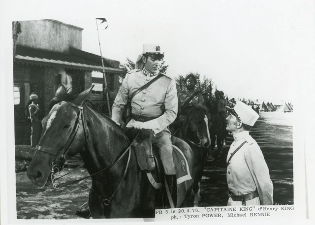 TYRONE POWER MICHAEL Rennie "Capitaine King" Henry King Photo Cinema Cm ...