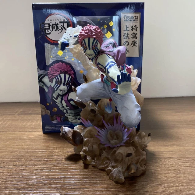 BANDAI FIGUARTS ZERO Zenitsu Akaza Upper Rank 3 Figure Demon Slayer ...