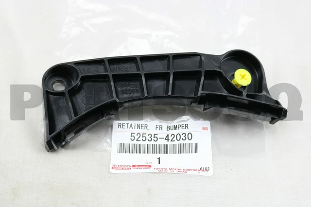 5253524050 GENUINE TOYOTA RETAINER, FRONT BUMPER SIDE, RH 52535-24050 £ ...