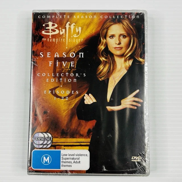 BUFFY THE VAMPIRE Slayer Season 5 DVD Region 4 PAL Brand New Sealed ...