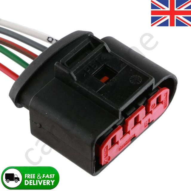5 PIN FEMALE MAF Mass Airflow Sensor Connector For Audi A2 A3 A4 A6 ...