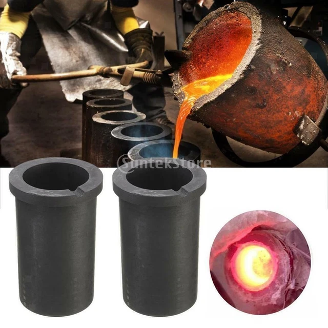 1-12KG GRAPHITE INDUCTION Melting Furnace Crucible Melting Cast Gold ...