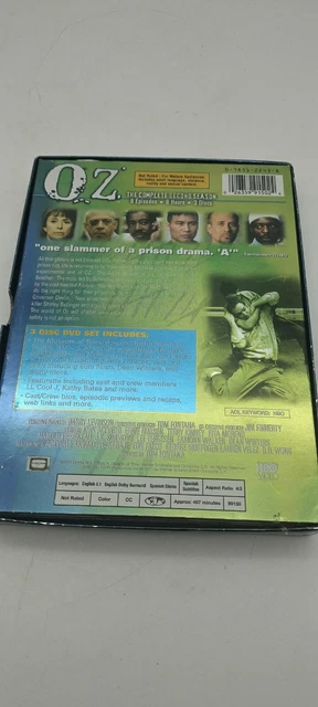 OZ: COMPLETE SECOND Season 2 (DVD, 2002, 3-Disc Set) £2.31 - PicClick UK