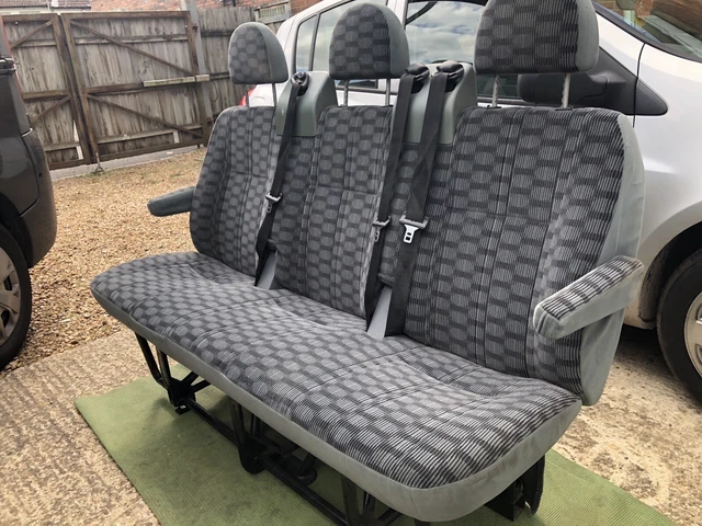 FORD TRANSIT CUSTOM Crew Cab Mini Bus Rear Triple Seats Van Conversion ...