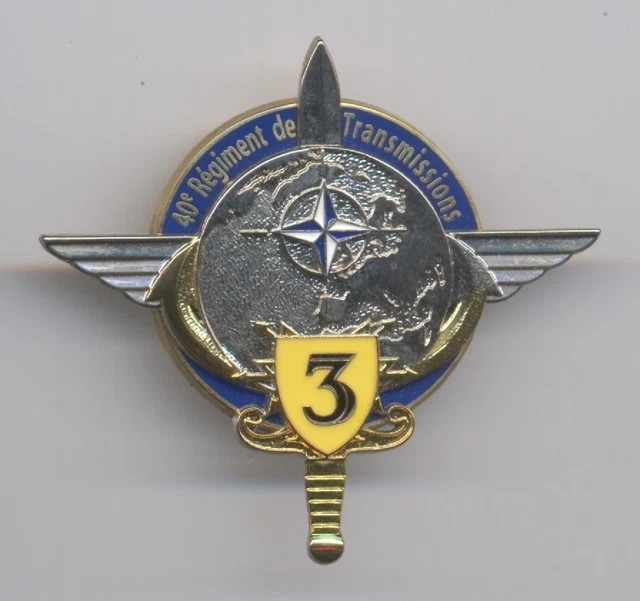 INSIGNE 40° RT / 3° Compagnie Arthus-Bertrand matriculé en TBE EUR 15 ...