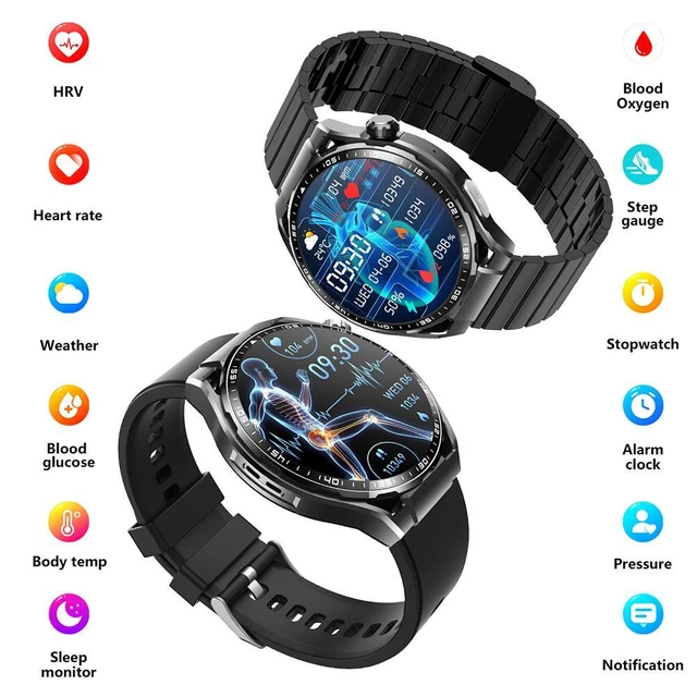 F200 ECG SMART Watch Bluetooth Call Health Monitoring SOS Sport Fitness ...
