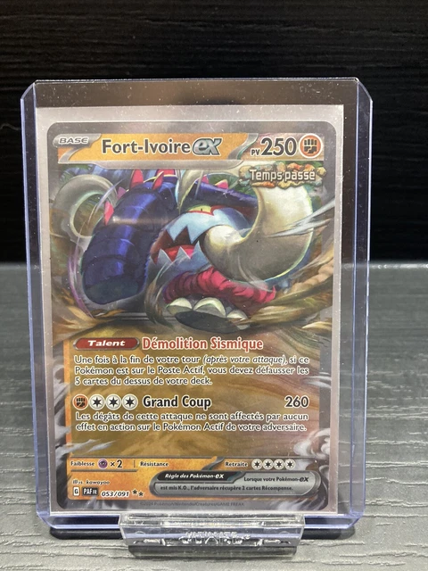 CARTE POKÉMON : Fort Ivoire EX Ultra Rare Near Mint Destinée À Paldea ...