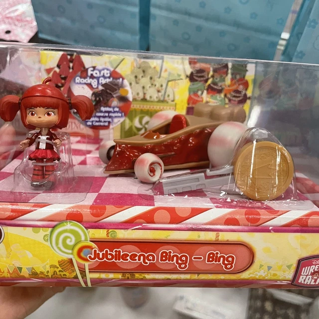 DISNEY STORE WRECK It Ralph Jubileena Bing-Bing Sugar Rush Racer Car ...