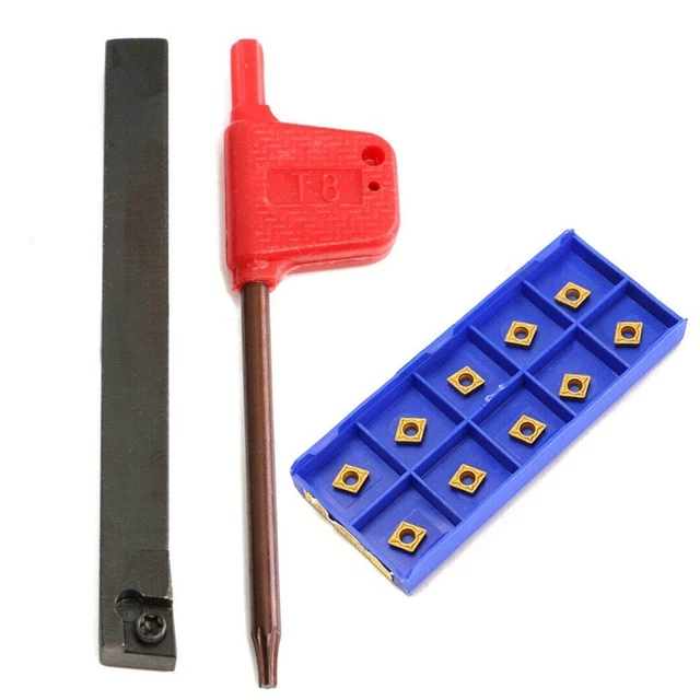 PORTE-OUTIL DE TOUR efficace SCLCR0808F06 avec inserts en carbure polyvalents EUR 22,60 ...