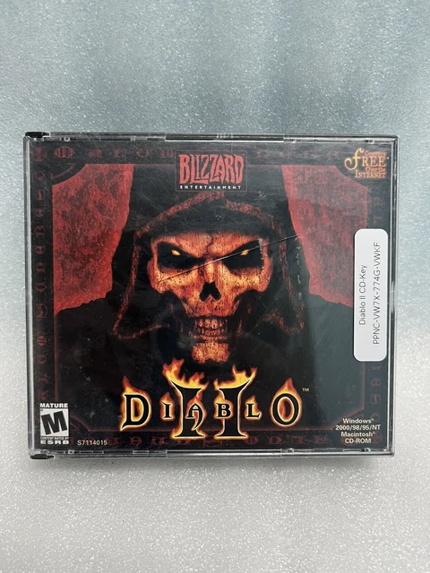 DIABLO II 2 Video Game PC/MAC Windows 2000/98/95/NT CD-ROM Blizzard 3 ...