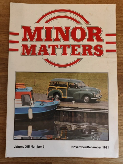 MAGAZINE - MORRIS Minor Matters Magazine November / December 1991 ...