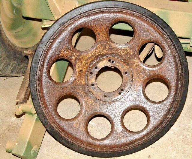 WW2 GERMAN ARMORED Half Track SdKfz 251 wheel Normandy Carentan part of ...