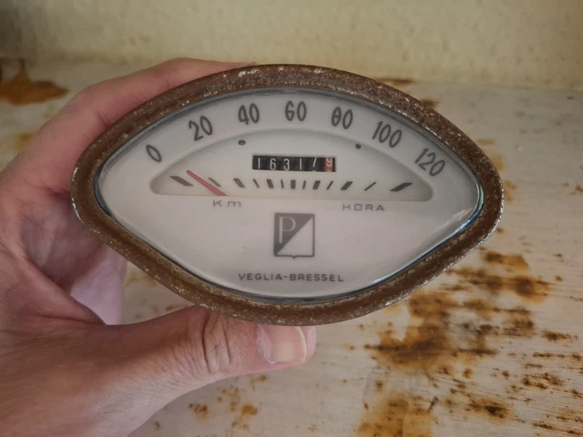 VESPA CONTACHILOMETRI VEGLIA originale, tacho, original speedometer ...